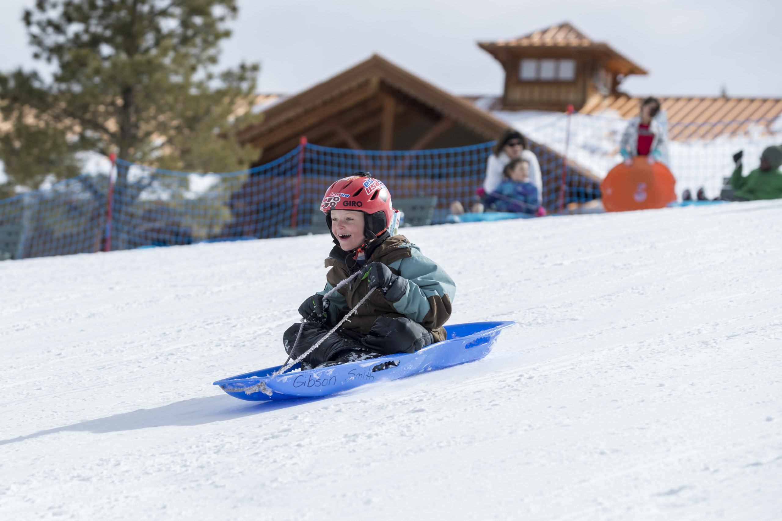 Sledding at Angel Fire Resort
