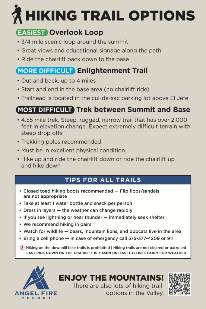 Hiking in Angel Fire - Angel Fire Resort