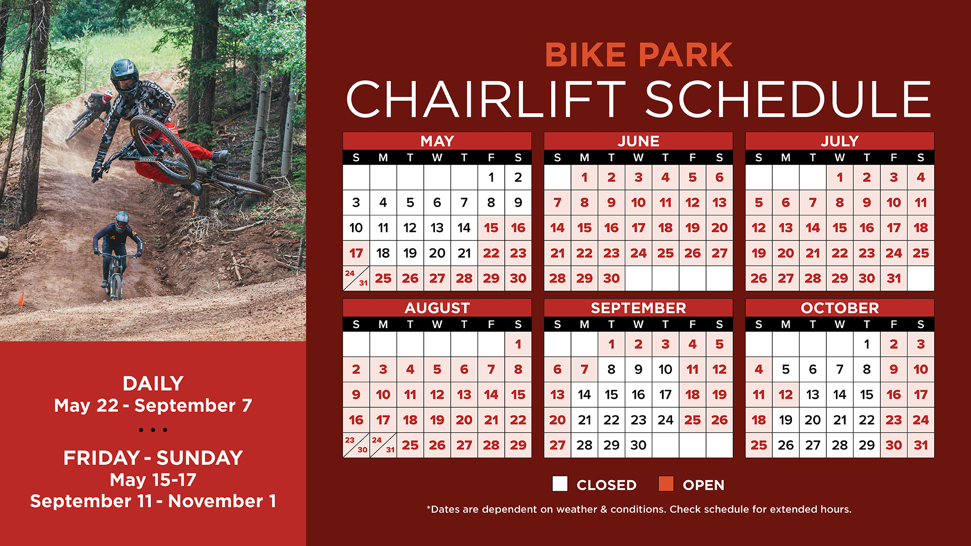 Lift Schedule & Trail Status - Angel Fire Resort